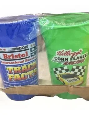 Kellogs | Party Supplies | Vintage Kelloggs Nascar Track Facts Cup Set ...